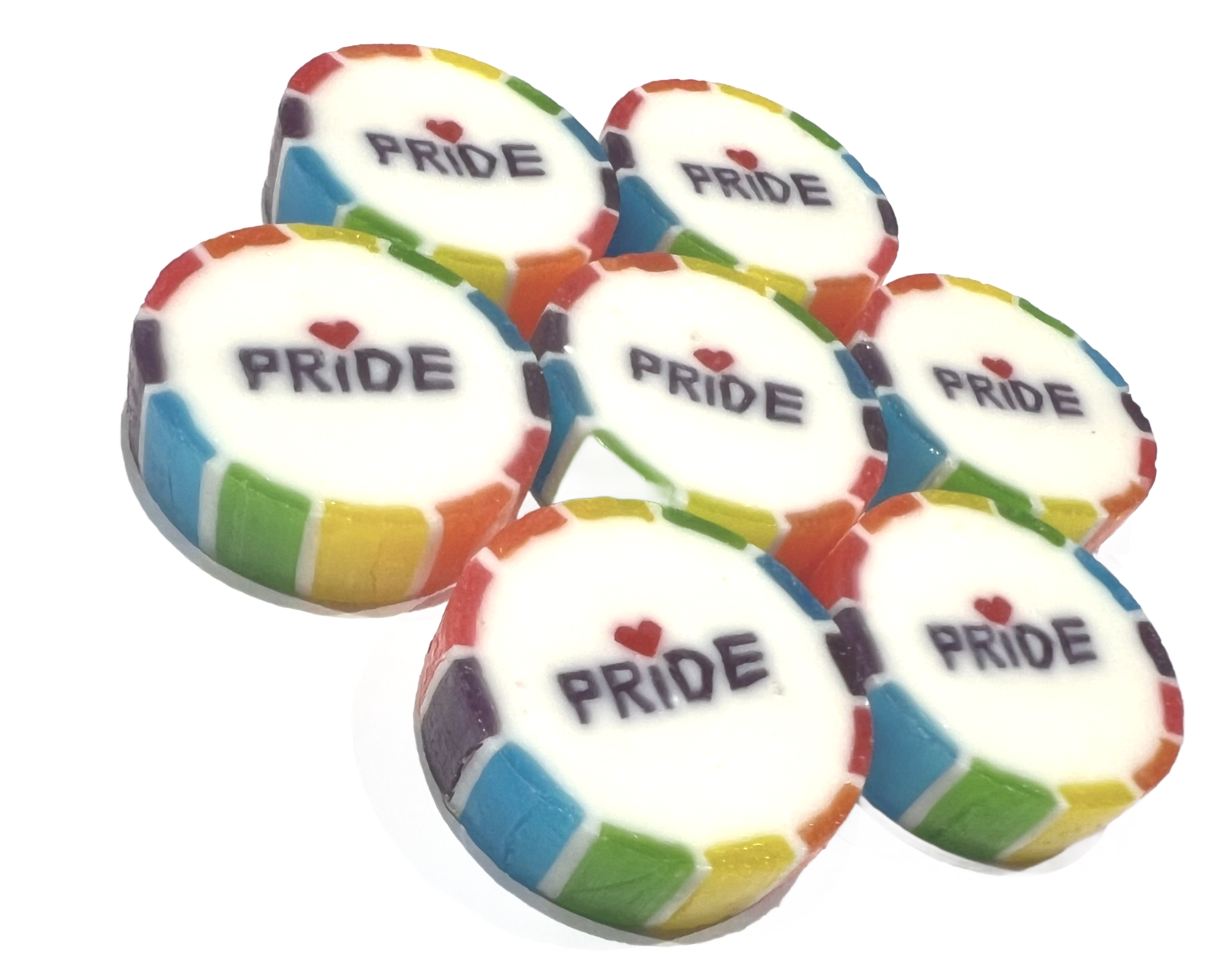 PRIDE Rainbow Wrapped Rock Candy Sweets lgbtq Vegan Mango & Pineapple ...