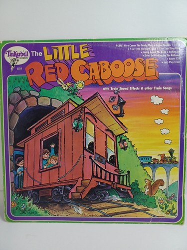THE LITTLE RED CABOOSE Train Sound Effects and Songs Tinkerbell Records ...