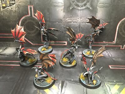 6 Chaos Beast Furies Warband WARCRY Painted COMMISSION AOS Age Sigmar ...