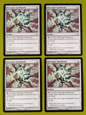 Necrogen Spellbomb x4 Mirrodin 4x Playset Magic the Gathering MTG | eBay