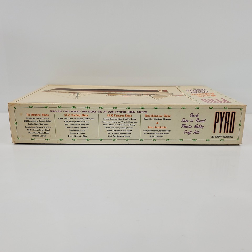 Vintage 1968 Pyro North Atlantic Fishing Trawler Ship Boat Model Kit ...