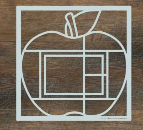 Apple Logo Stencil