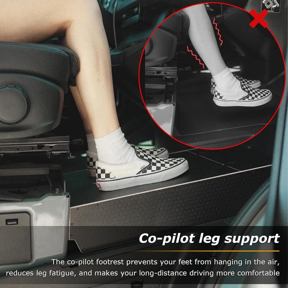 Floor Stool for Sprinter Van, Optimal Support for Co-Driver, with ...