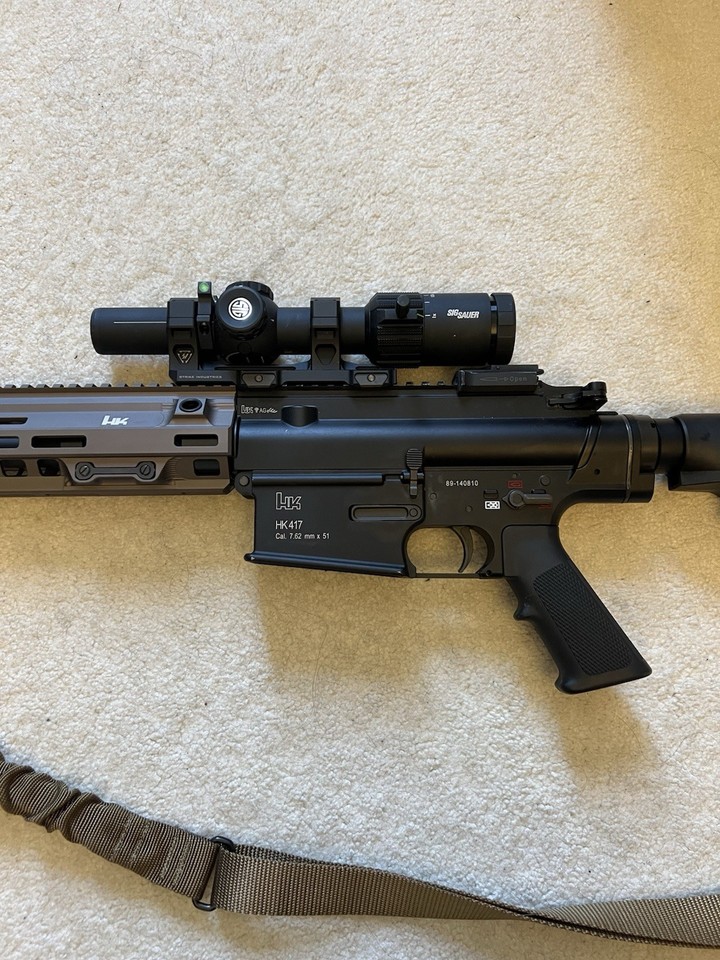 VFC HK 417 Gen 2 GBBR MLOK Rail with 5 Magazines and Attachments | eBay