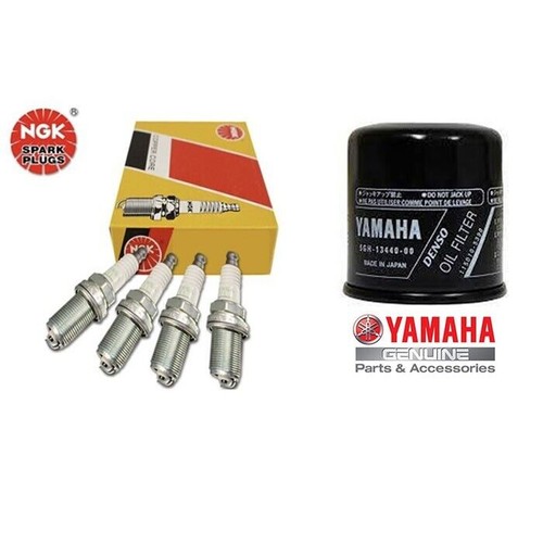 NEW Yamaha Outboard OIL FILTER 5GH-13440 NGK LFR5A-11 4PLUG F75 90 100 ...