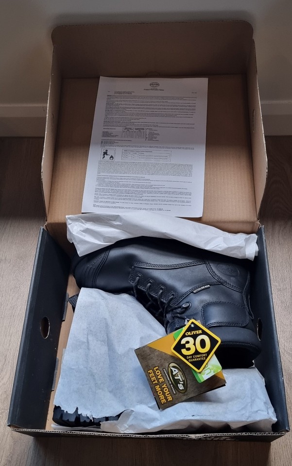 Oliver 45645Z Work Boots – Black – Size 10.5 (US 11.5 / EU 45) | eBay ...