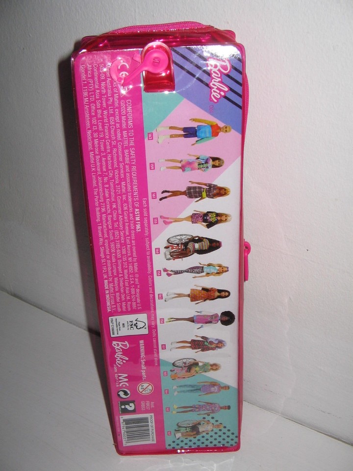 Barbie Fashionistas Doll Curvy Plus Size #161 Pink Plaid Dress | eBay UK