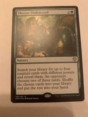 MTG Threats Undetected Dominaria United 185/281 Regular Rare | eBay