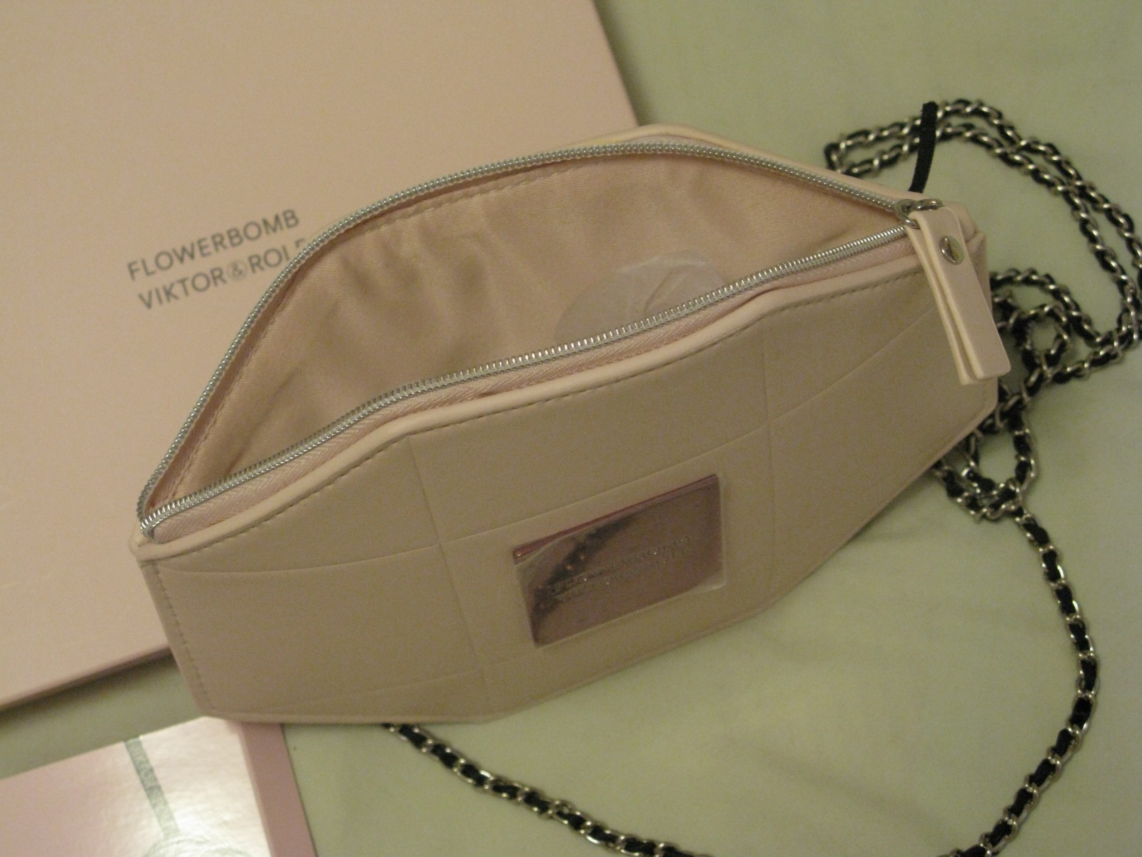 Viktor & Rolf 'Flowerbomb' Clutch Bag & 2x Perfume Samples NIB ...