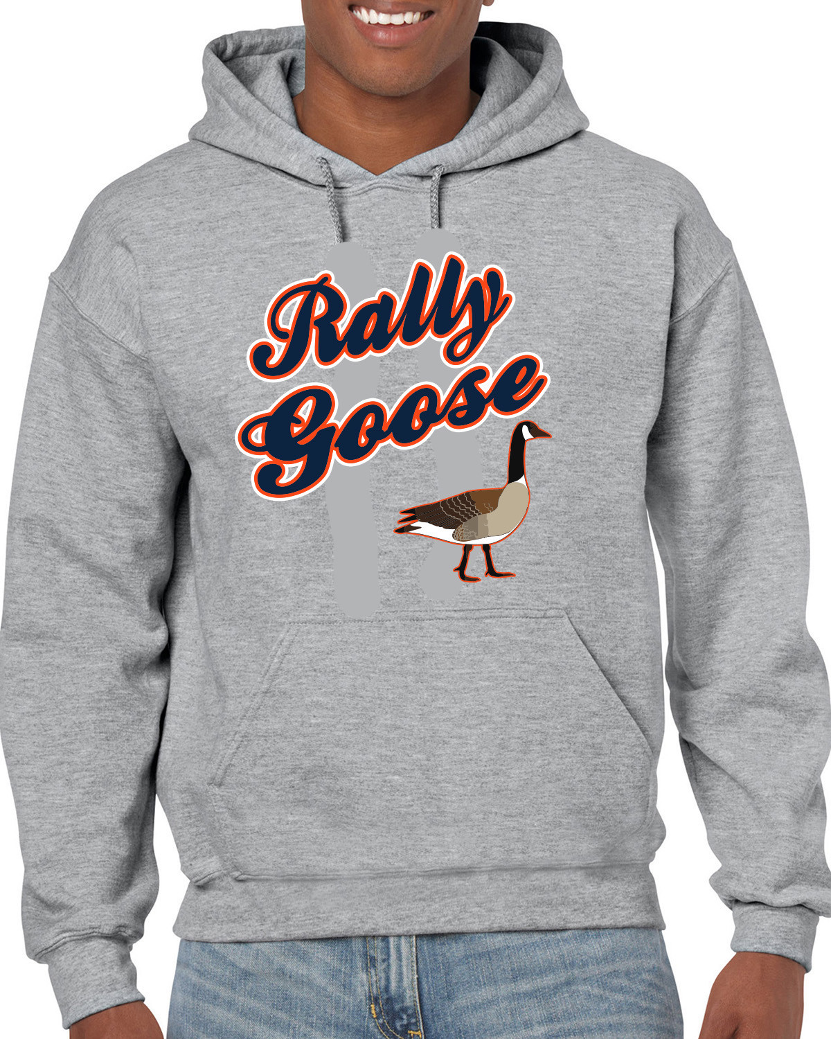 Detroit Tigers Rally Goose Hooded sweatshirt | eBay