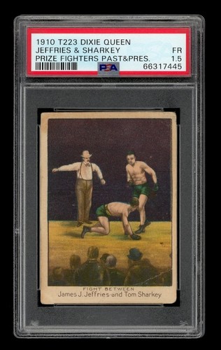 1910 T223 Dixie Queen Prize Fghtr Pst & Prsnt Set-Break Jeffries ...