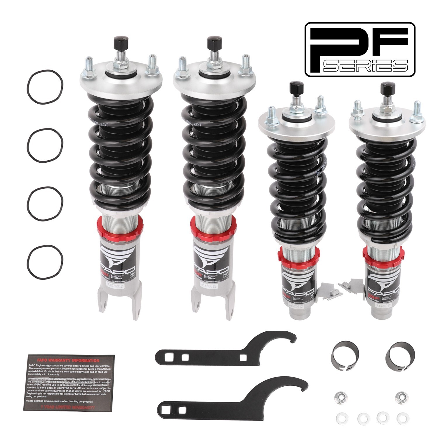 FAPO 32 Levels Damper Coilover Lowering kit for Honda Civic 88-00 ...