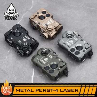 WADSN Metal PERST-4 RED Green Blue Laser IR Strobe Aiming Pointer KV-D2 ...