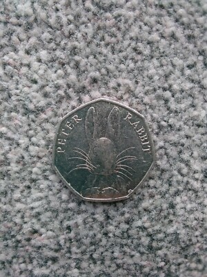 RARE Peter Rabbit Collectors Fifty Pence Coin Investment Souvenir Worth ...