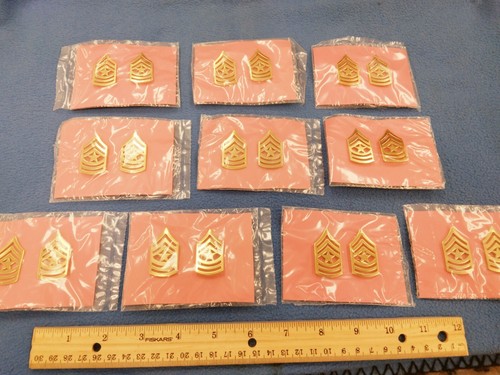 10 PAIRS OF U.S. Army SERGEANT RANK PINS - NEW SEALED | eBay
