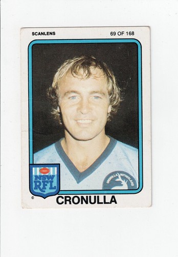 1981 Scanlens Rugby League Steve Edmonds #69 (Cronulla Sharks) | eBay ...