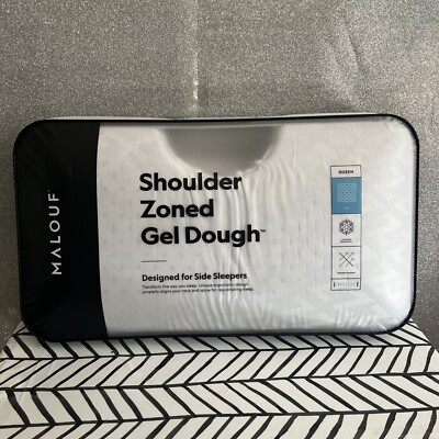 Z Shoulder Zoned Dough Memory Foam Pillow - Gel Infused - Premium ...