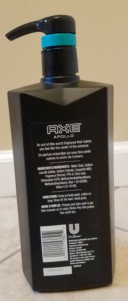 AXE Apollo Body Wash w/ Pump Clean + Fresh Men Soap XL 28oz. NEW | eBay