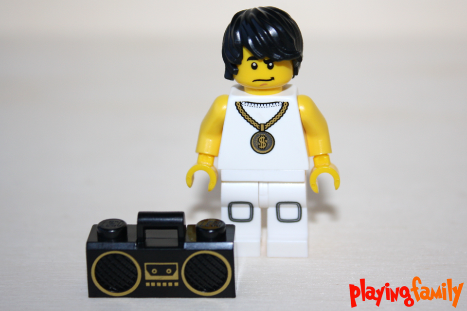 LEGO CITY - Rapper, Radio, Ghettoblaster - Figur aus LEGO®-Teilen - MOC ...