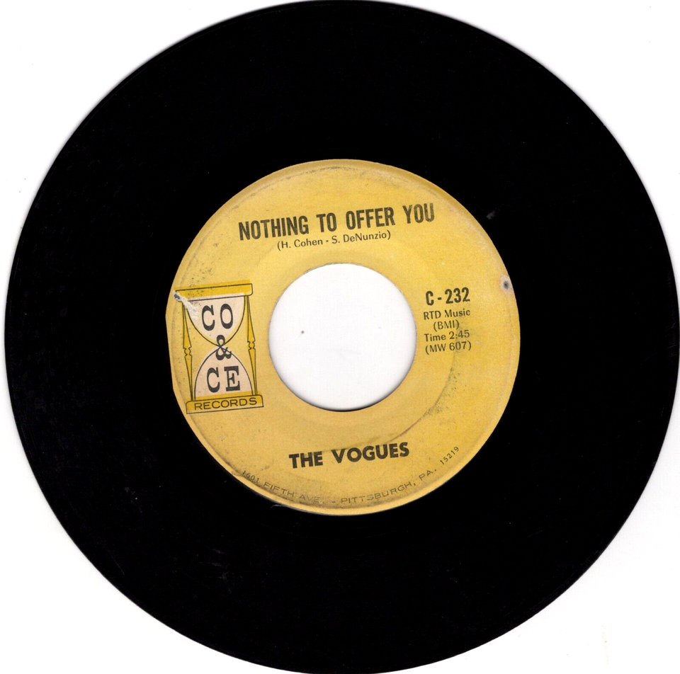 The Vogues – Five O'Clock World 1965 Co & Ce Pop Rock VG Plays Clean | eBay