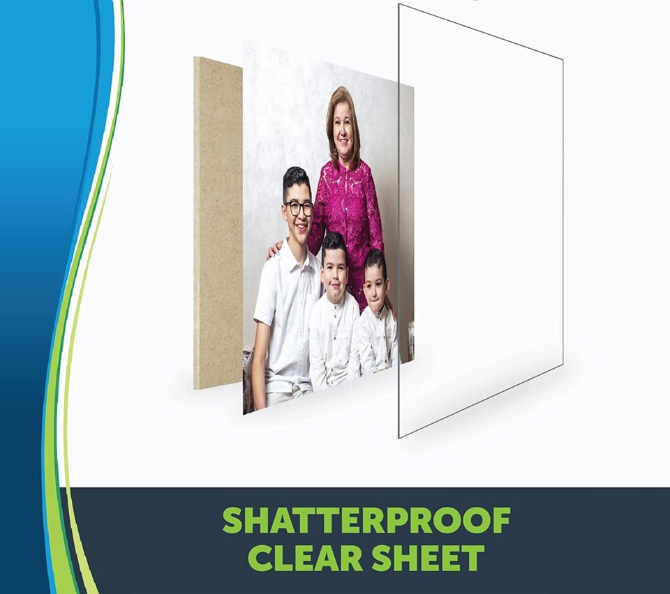 Lexan Polycarbonate Clear Plastic Unbreakable Protective Masked Sheet ...