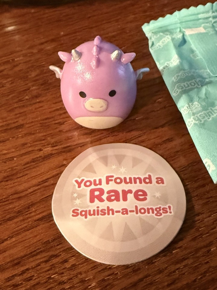 Squishmallows Squish-a-Longs Mini-Squish Figures 8-Pack RARE DINA the ...
