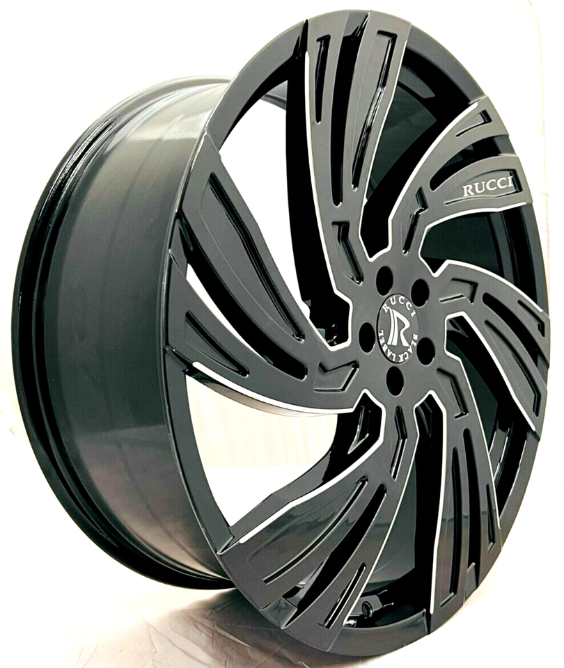 RUCCI BLACK LABEL BOLT PATTERN 5X115 SIZE 24X9" | eBay