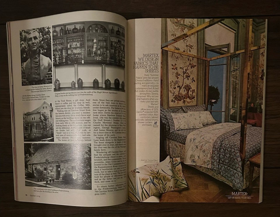 Vtg SOUTHERN LIVING Magazines - Lot Of 6- 1970s Vtg Ads Antique ...