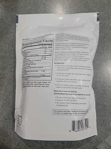 Neora Sleep Chews 30's Honey Lemon Tryptophan Supplement Best by 9/2025 ...