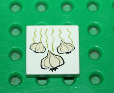 Lego Tile 2 x 2 with Garlic Pattern 3068bpb0041 Set 1381 Vampire Crypt ...