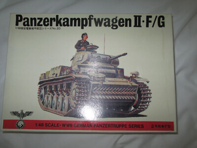 Bandai 1/48 , Panzer II F w/one-piece tracks, USE w/ Tamiya IIC version ...