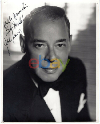JOE E. LEWIS Signed VINTAGE 1940s Publicity Portrait 8 x 10 Photo ACTOR ...