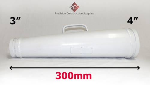 4" to 3.5" x 300mm Steel Reducer with Handle for Concrete Pumps | eBay