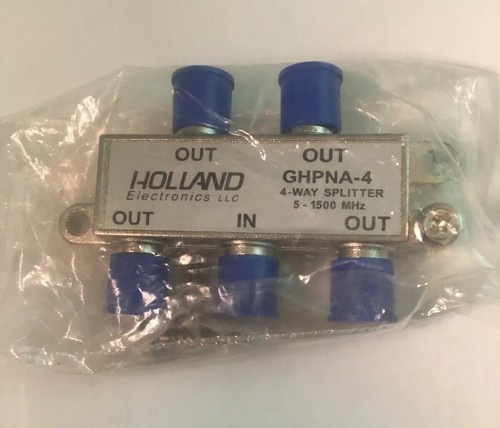 GHPNA-4 Holland 4-Way Coaxial IPTV Splitter | eBay