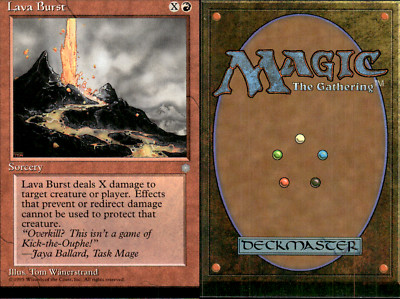 Magic the Gathering -MTG- Lava Burst | eBay