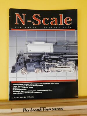 N Scale Magazine 1998 September October Lumber Loads Big Wheels ...