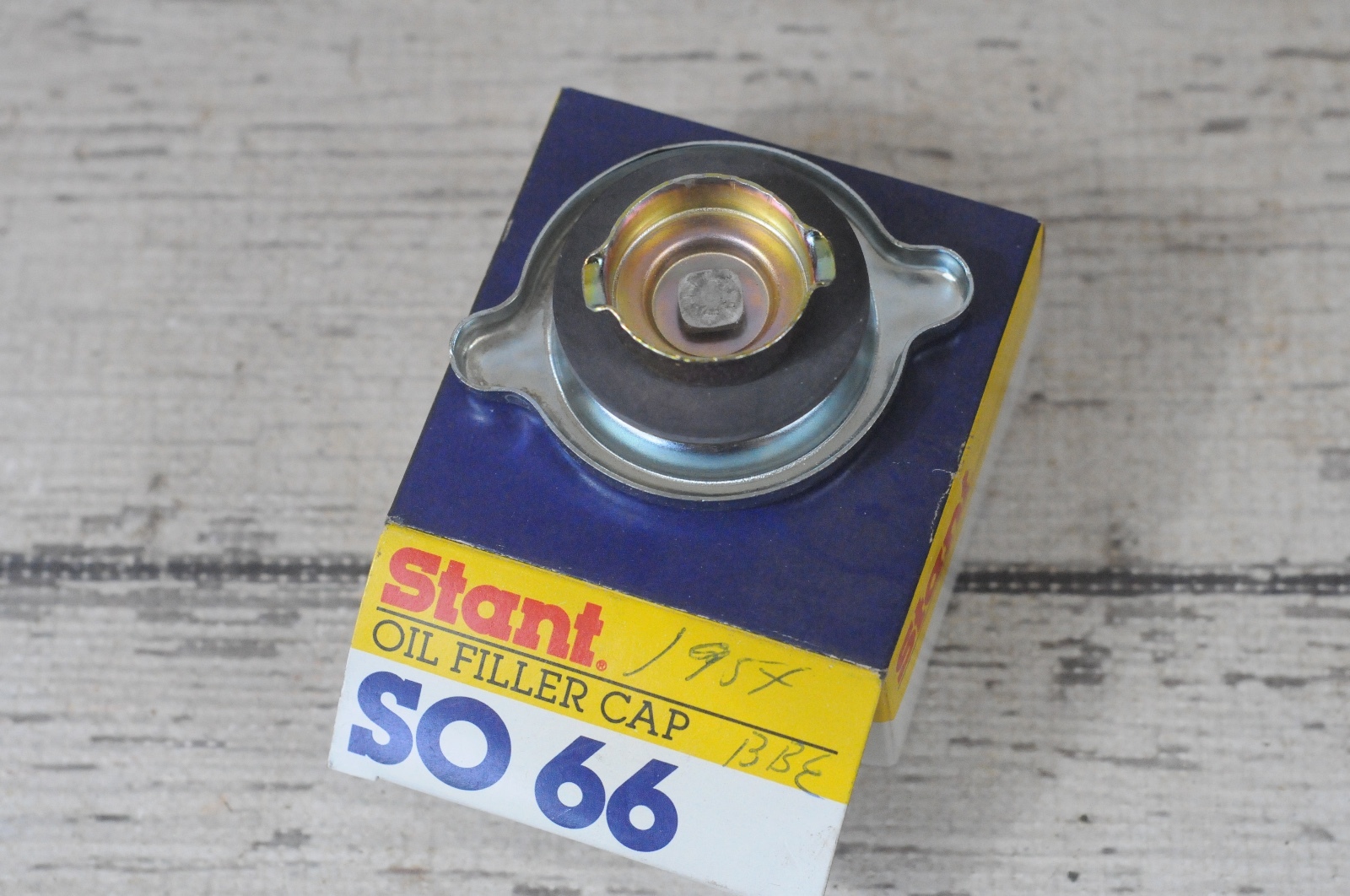 NOS Stant SO 66 Oil filler Cap S Logo Chevrolet Corvette Camaro ...