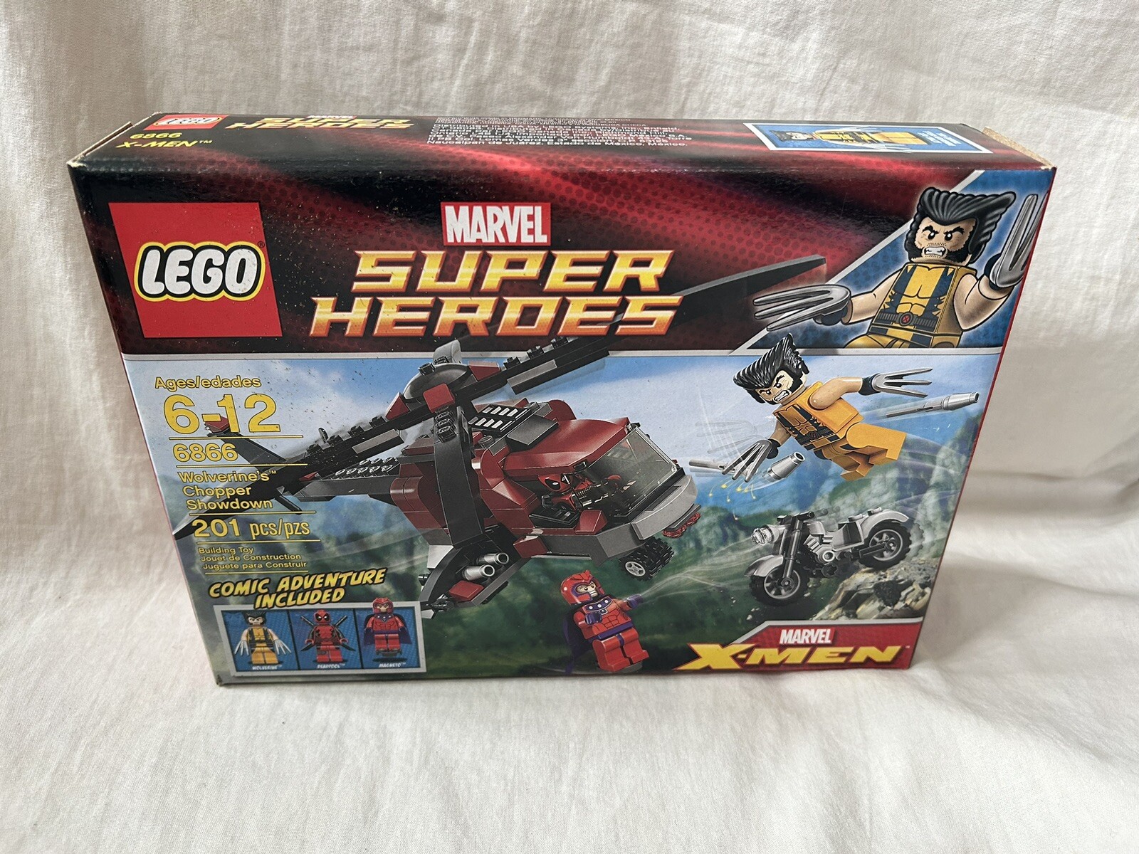LEGO Marvel: Wolverine's Chopper Showdown (6866) NEW IN SEALED BOX | eBay