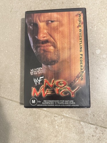 WWE WWF NO MERCY 2000 WRESTLING VHS VIDEO Austin Returns To The Ring | eBay