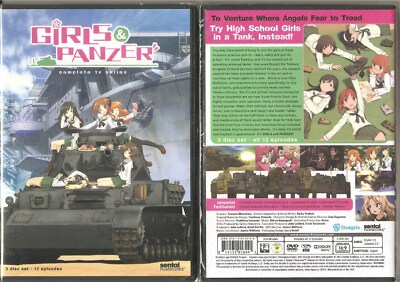 Girls und Panzer: Complete TV Series (DVD, 2013, 3-Disc Set) BRAND NEW ...