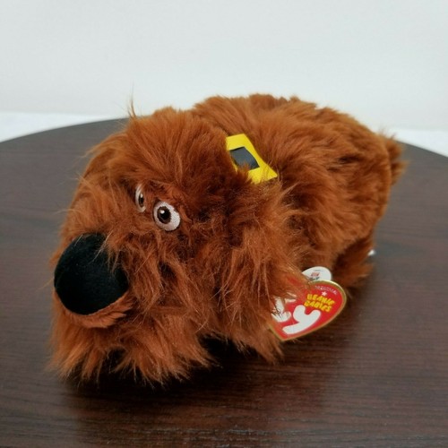 Ty Beanie Babies Secret Life Of Pets Duke Plush 8" Brown Dog Stuffed ...