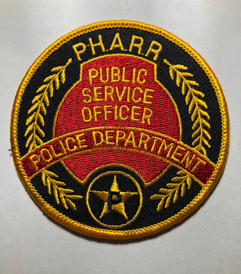Pharr Texas Public Service Officer Police Patch | eBay