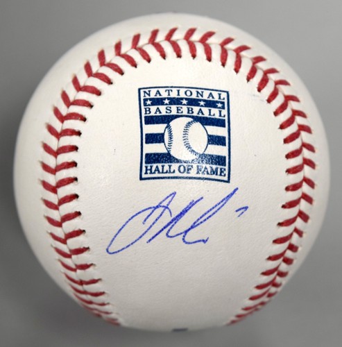 Joe Mauer Signed Official Hall Of Fame Logo Major League Baseball ...