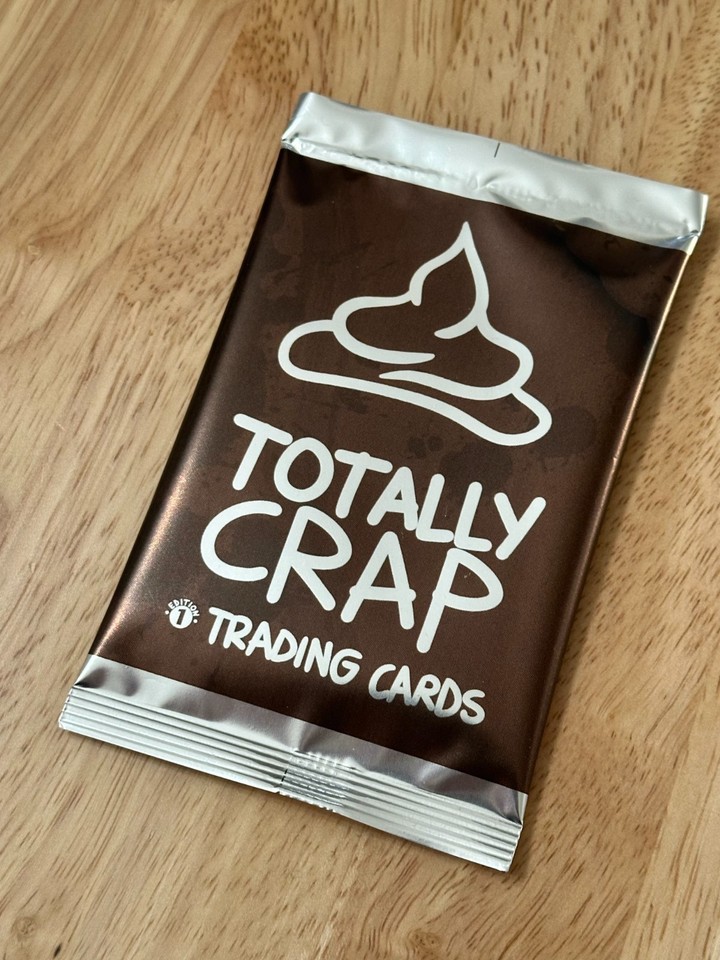 Totally Crap Trading Cards Sealed Pack First Edition 12 Cards Rare Sold ...