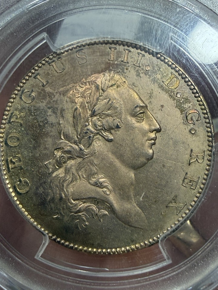 1788 Great Britain Proof Pattern Half Penny Brown Gilt PCGS PR62 DCAM ...