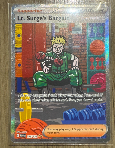 Lt. Surge's Bargain (Special Illustration Rare) 185/132 - Mega ...