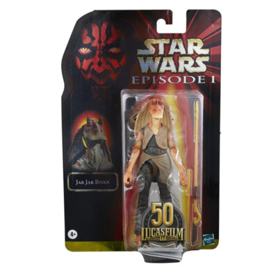 Star Wars Black Series 50th Anniversary Jar Jar Binks Figure NEW | eBay ...