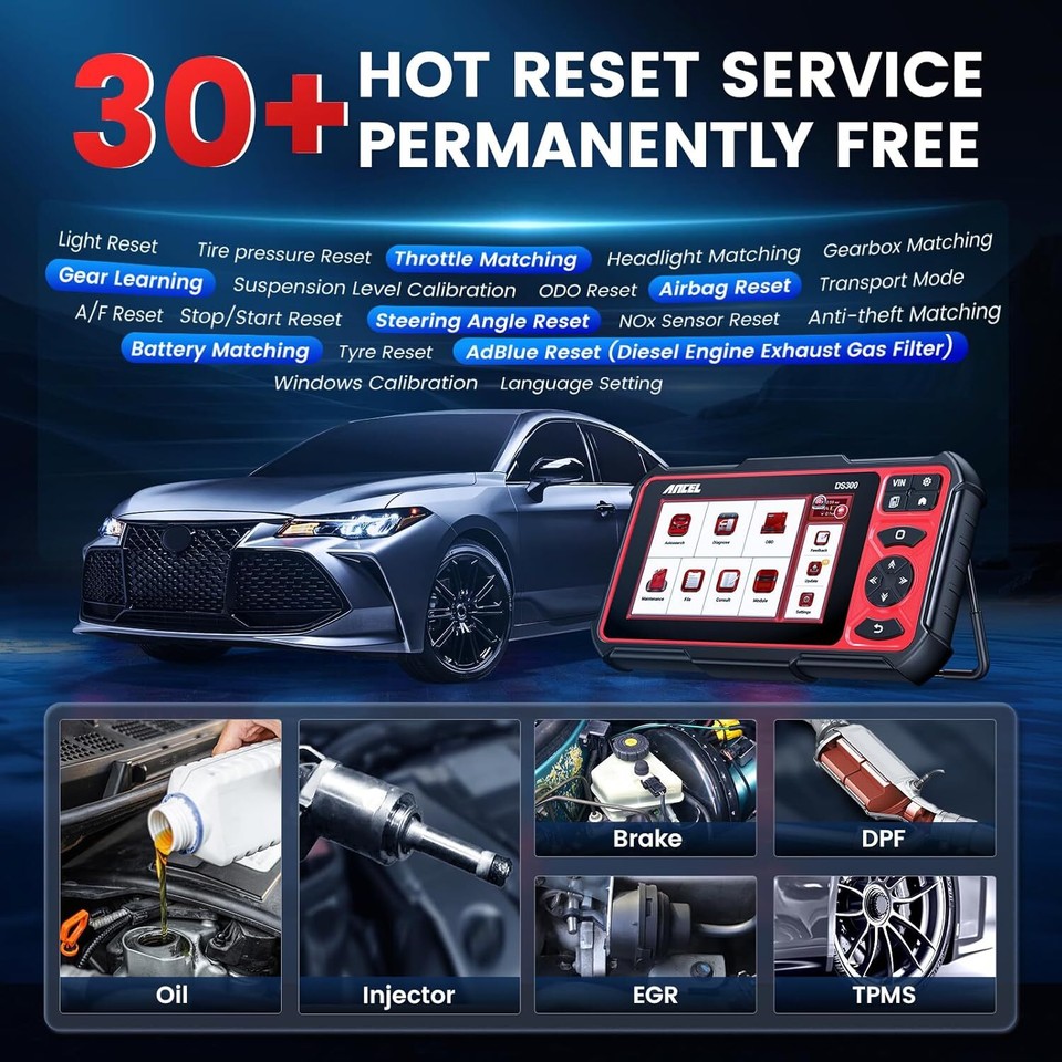 All System Car Bidirectional OBD2 Diagnostic Scanner Key Programming ...