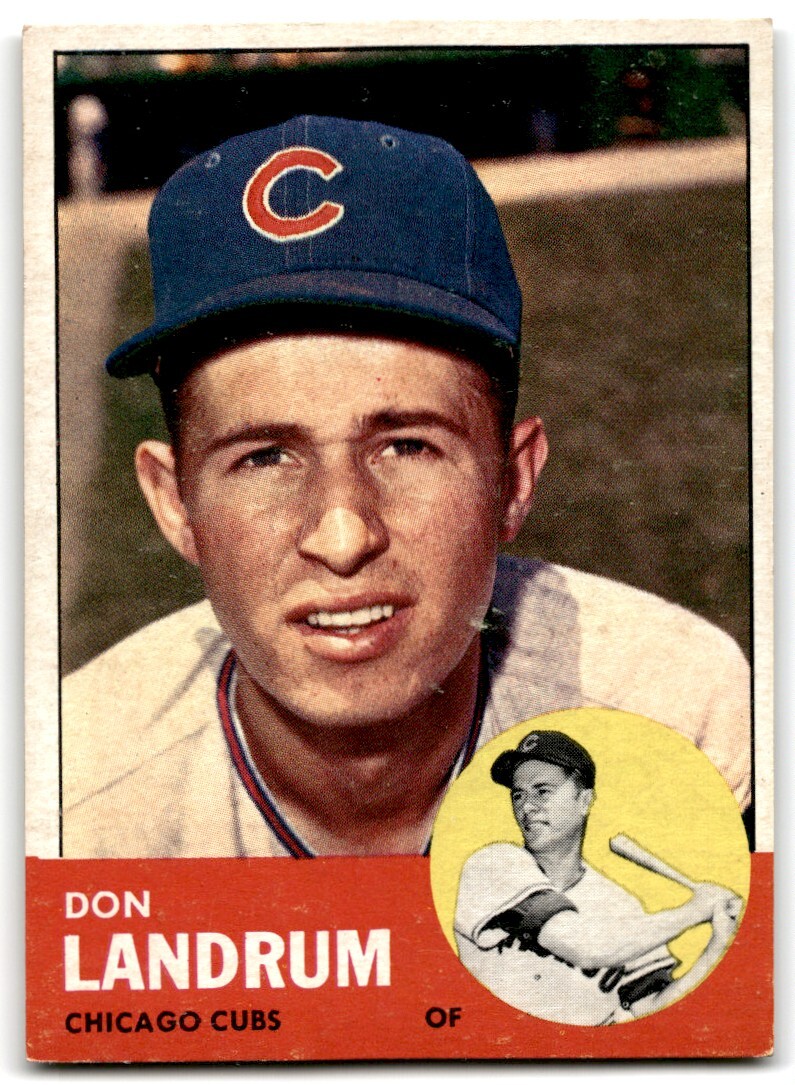 1963 Topps Don Landrum Baseball Cards #113 | eBay