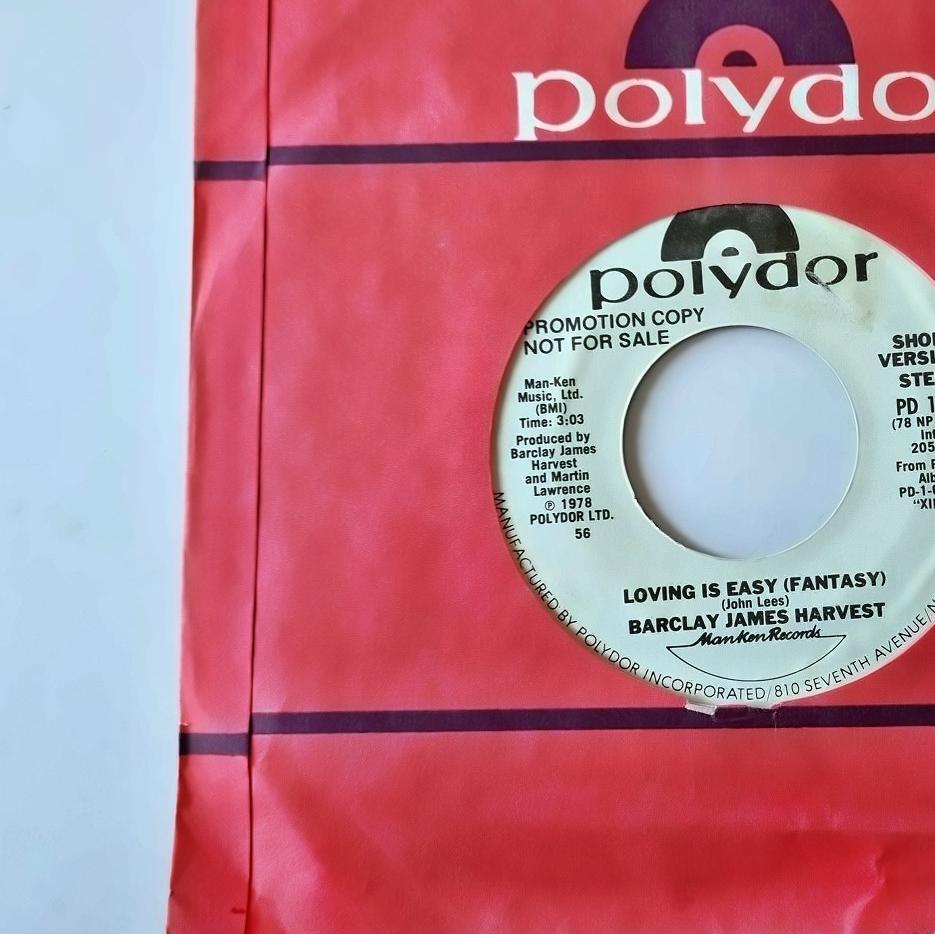 Barclay James Harvest - Loving is easy (Fantasy) 7'' Vinyl US PROMO ...